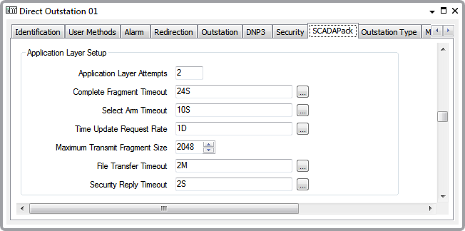 Dnp3 Scadapack Driver Guide Configure Application Layer Properties Configuring Dnp3 Scadapack